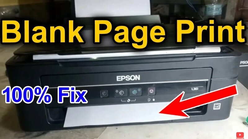 Epson Printer Blank Page Print L110 / L220 / L360 / L380 || Printer ...