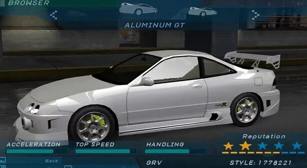 NFS Underground Acura Integra Type R Customization - Смотреть онлайн в ...