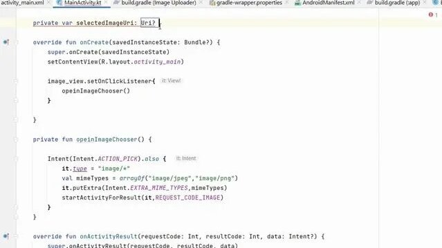 Upload Image to Server using Retrofit in Android Studio Kotlin Tutorial ...