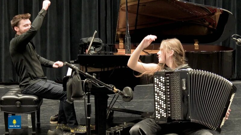 Maria Telesheva (Accordion) on From The Top show by NPR - Смотреть ...