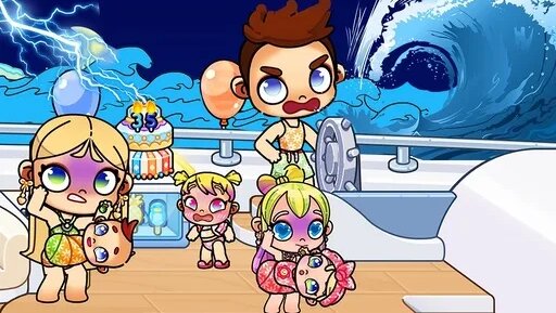 Экстремальное ДЕНЬ Рождение ПАПЫ Avatar World История Рутина Семьи ...