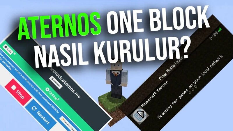 Aternos one block nasıl kurulur? (2025) - Yandex Video aramada ...