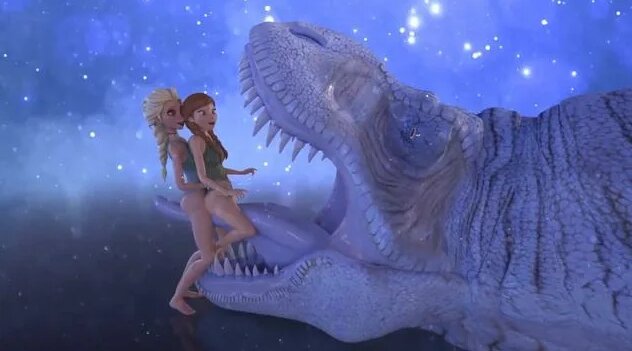 T Rex Princess Vore, merciless nature parody - Смотреть онлайн в поиске ...