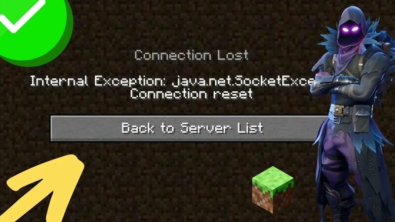 minecraft connection lost internal exception java.net.socketexception ...