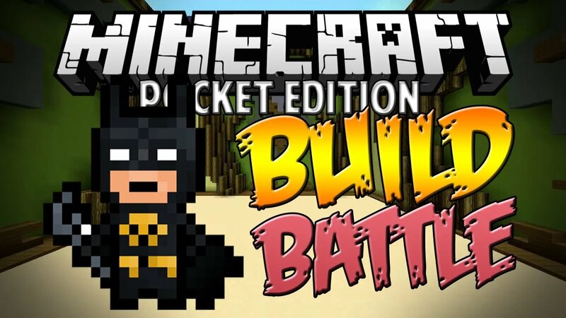 Build Battle Server! - New MCPE Minigame - Minecraft PE (Pocket Edition ...