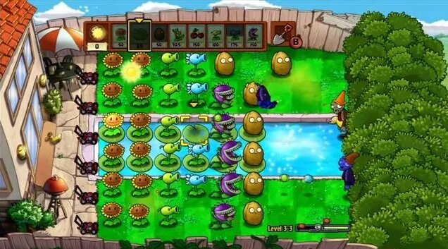 Plants Vs. Zombies - Gameplay Walkthrough Part 6 - Zamboni (World 3 ...