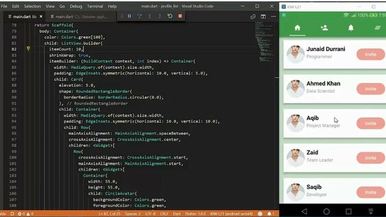 How To Create List In Flutter Using Listview Flutter Listview 5095