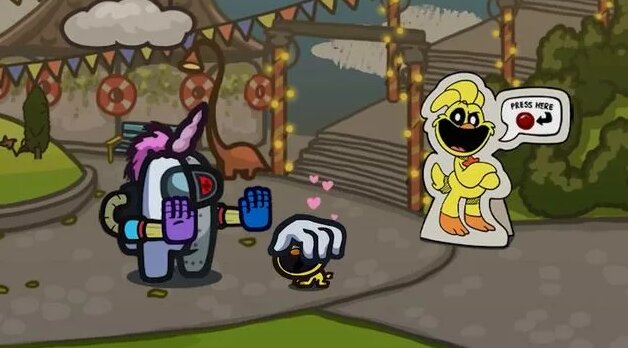 Smiling Critters Pets in Among Us (Poppy Playtime: Chapter 3) Monsters ...