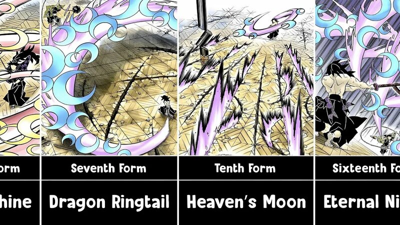 All Moon Breathing Forms | Demon Slayer - Смотреть онлайн в поиске ...