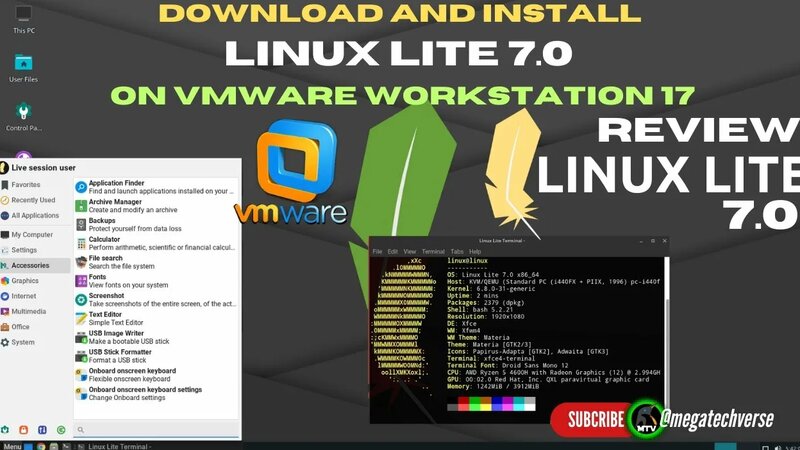 Linux Lite 7.0 : Download And Install on VMWare and Review || Based on ...