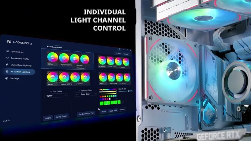 LIAN LI - UNI FAN AL V2 120 & 140 Official Product Video - Смотреть ...