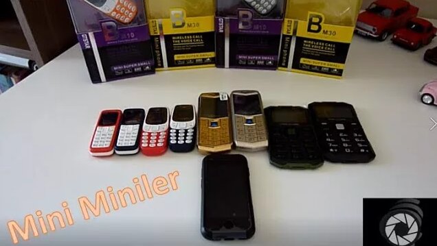 Dünyanın En Küçük Telefonları World's smallest phone Parmak Telefonlar