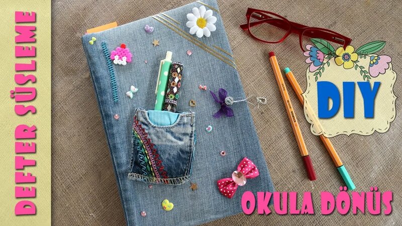 Okula Dönüş | Kolay Defter Süsleme #2 Kendin yap | Diy - Yandex Video ...