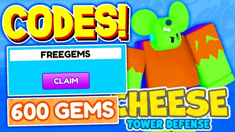 New* all working codes in cheese TD codes! roblox cheese TD codes ...