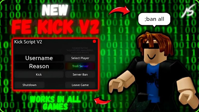 [ OP ] FE KICK/BAN Player GUI Script | Roblox Admin Script | Fluxus ...