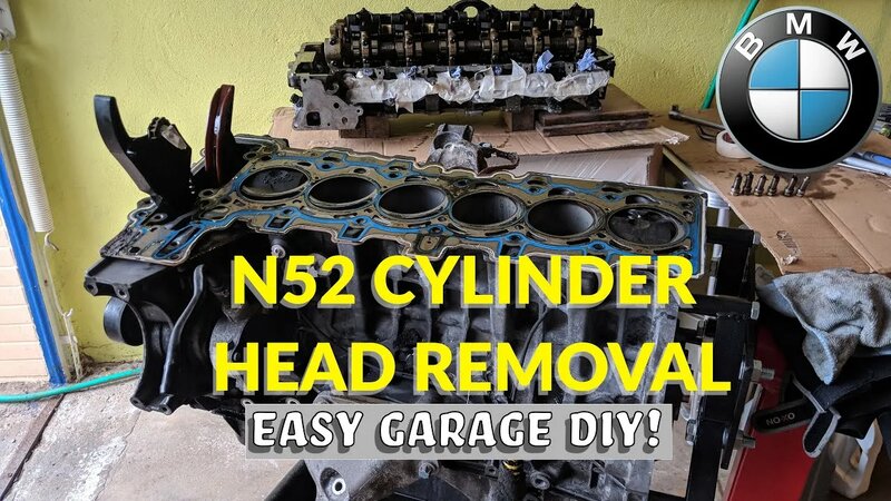 How To Remove The Cylinder Head On An BMW N52 Engine [BMW N52 Rebuild ...