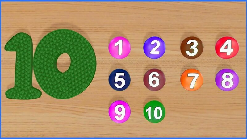 123 Numbers | 1234 Number Names | 1 To 10 Numbers Song | 12345 Number ...