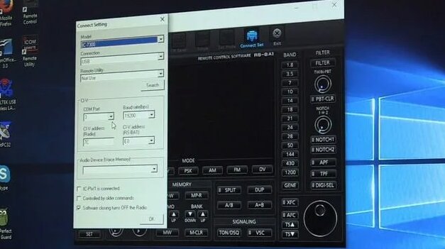 Icom RS-BA1. Installing & Setting up Remote Control for your IC-7300 ...
