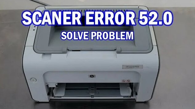How to fix 52.0 Scanner Error Printer HP LaserJet P1102 P1005 1008 ...