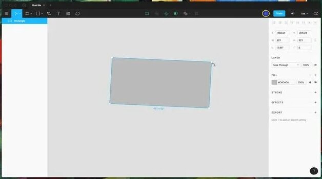 3.3.1.1.0. Figma. Перемещение объекта (Move Tool) в программе Фигма ...