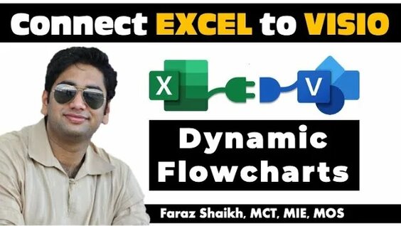 Create Dynamic Flowcharts By Connecting Excel To Visio Daft HD