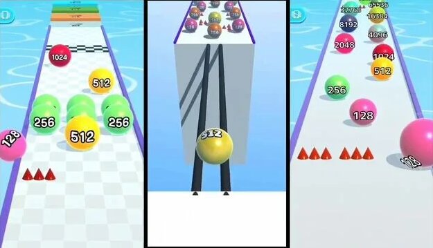 Ball Run 2048 Vs Ball Merge 2048 Vs Bal Run Infinity gameplay? ?? walkthrough Android iOS ...