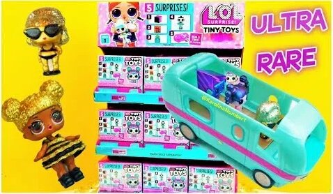 NEW LOL Surprise TINY TOYS Mini Glamper ЛОЛ Сюрприз Распаковка Тини ...