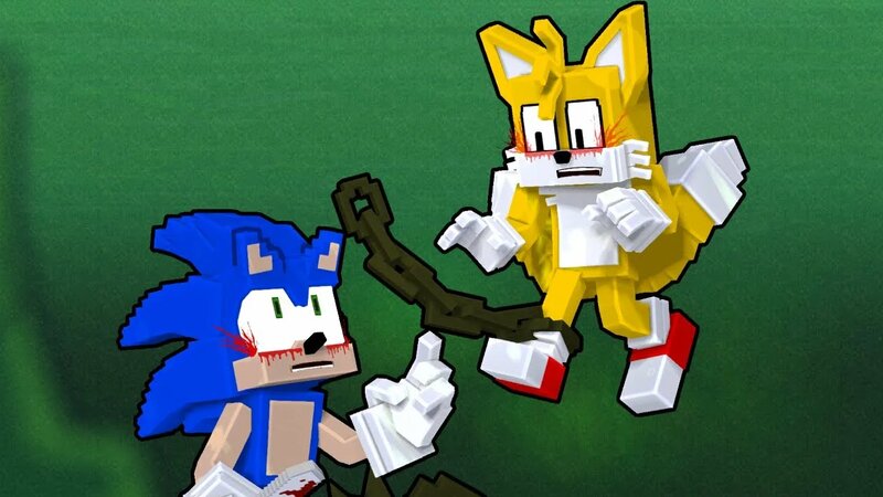 Sonic saves Tails - Good Ending - FNF Minecraft Animation - Animated ...