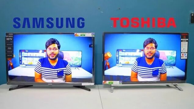 Samsung Wondertainment VS Toshiba 32 Inch Smart Android LED TV Full ...