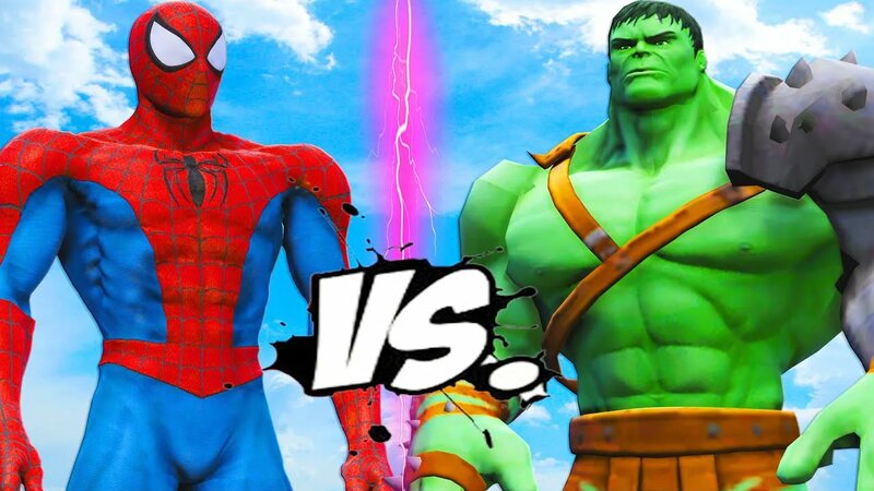 Spider-MAN vs Gladiator HULK - Epic Superheroes Battle - Смотреть ...