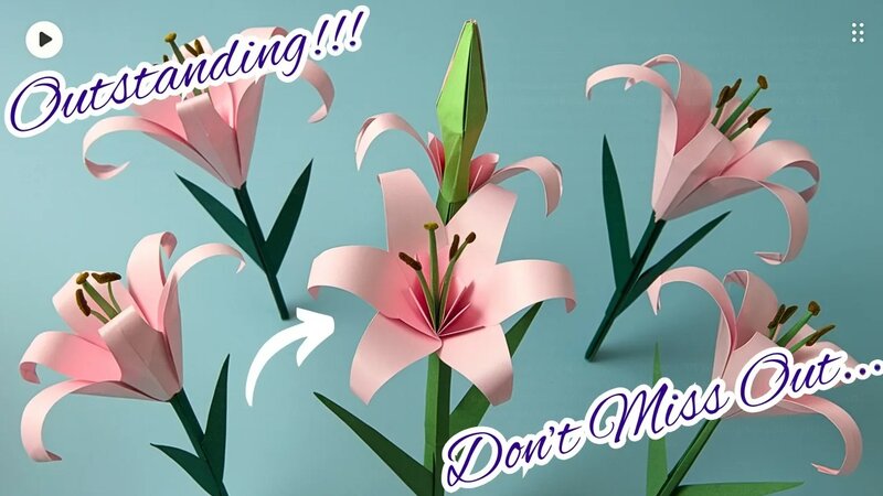 Stunning A4 Paper Flower in 30 Minutes! | Easy Origami Craft You Can’t ...
