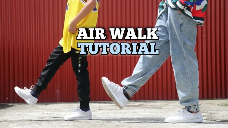How To Air Walk | Hip Hop Dance Moves (Footwork Tutorial) | Step by ...
