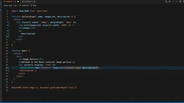 Part 4 - React JS Beginner Tutorial - Example Image Gallery - Смотреть ...