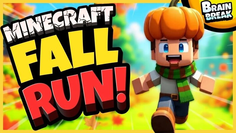 Minecraft Fall Run Brain Break Fall Brain Breaks for Kids Danny Go ...