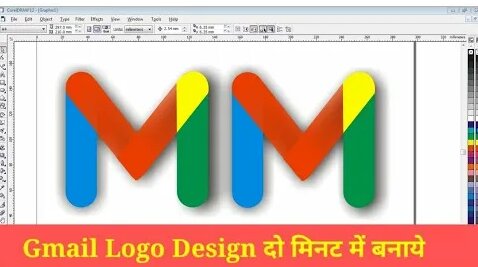Gmail Logo।। 63।। Gmail Logo tutorial ।। Corel draw tutorial.