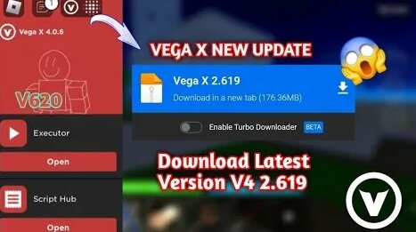 Vega X Executor Mobile Latest Version V4 2.619 Released | New Update ...
