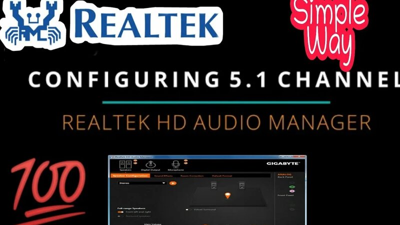 #realtek Fix Realtek HD Audio Manager Missing from Windows 10 ...