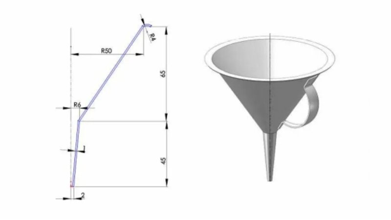 Solidworks|funnel drawing|huni çizimi|2022|ayrintili - Yandex Video ...