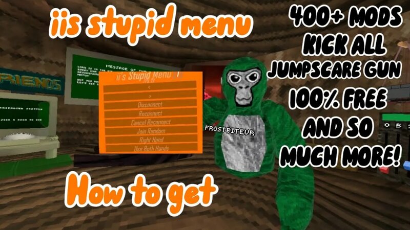 How to get iis stupid mod menu in gorilla tag! (working 2025 ...