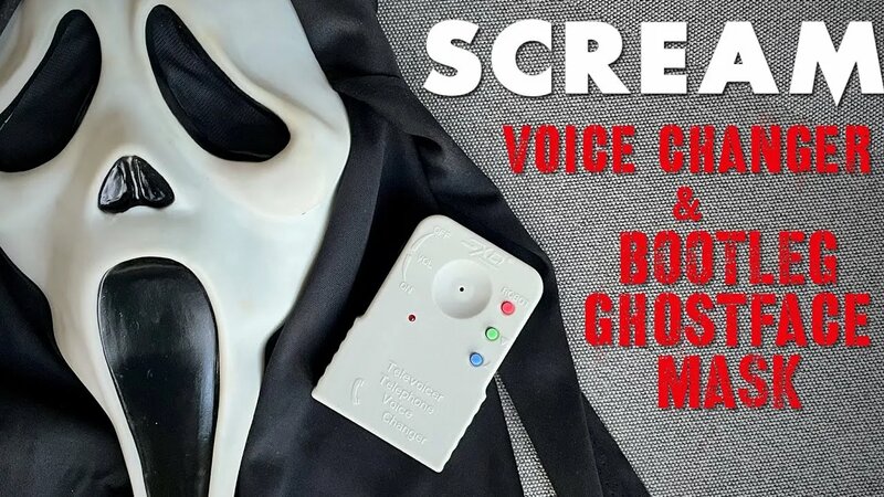 Scream (2022) Screen Accurate Voice Changer + Bootleg Ghostface Mask ...