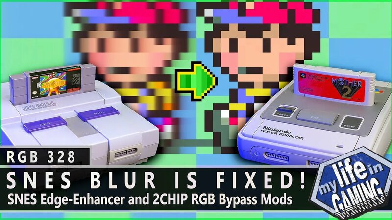 Fix Super Nintendo Blur - SNES Edge-Enhancer and 2chip RGB Bypass Mods ...