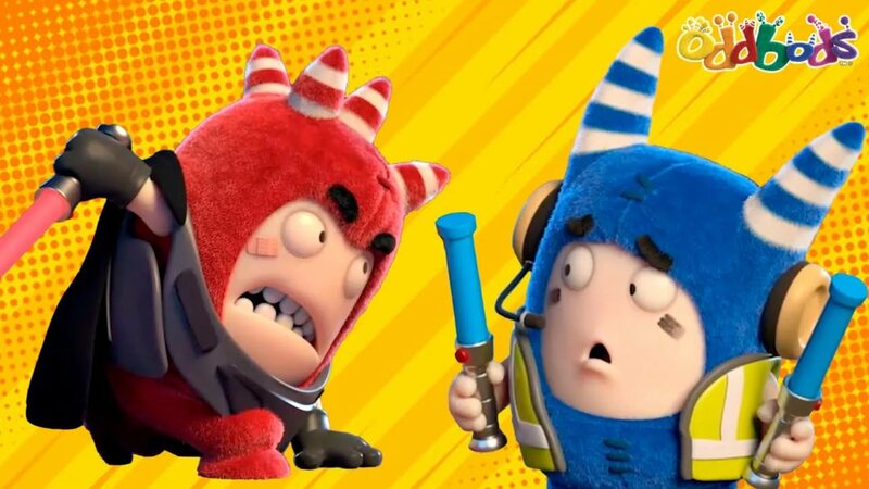 Oddbods | NEW | THE ODD SIDE VS THE DARK SIDE | Funny Cartoons For Kids ...