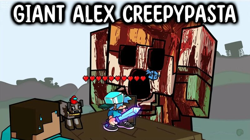 FNF vs Giant Alex - Bloodlust (Vs Herobrine Reborn v2 | Reborn Tales ...