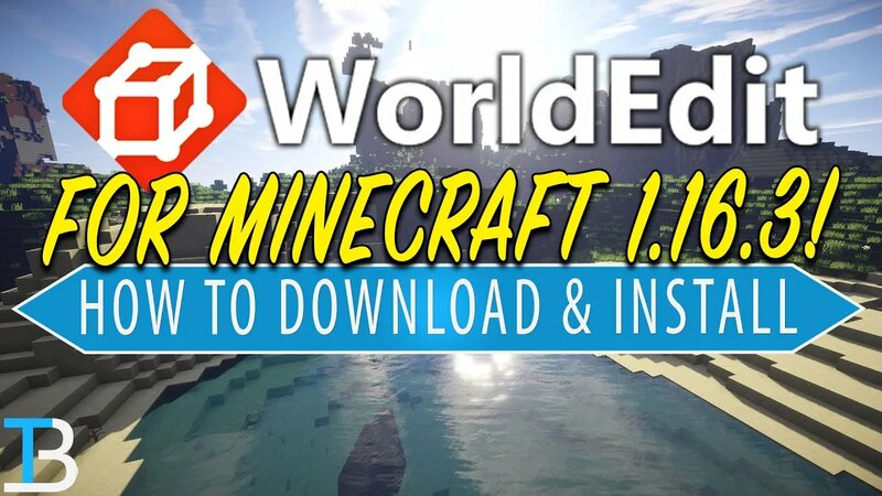 How To Download & Install World Edit in Minecraft 1.16.3 (Get WorldEdit ...