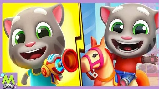 Talking Tom Blast Park vs Talking Tom Fun Fair.Стрелялки и Головоломки ...