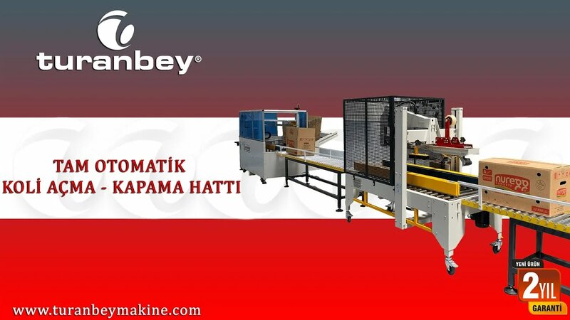 packing machine Tam Otomatik Karton Koli Hazırlama ve Koli Kapama ...
