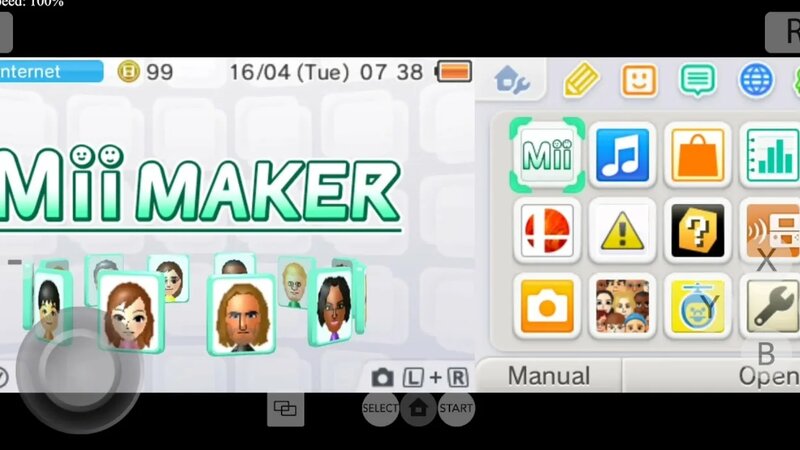 3DS Home Menu On Lime3DS (Citra) Android Showcase Xiaomi 11T Pro 12/256 ...