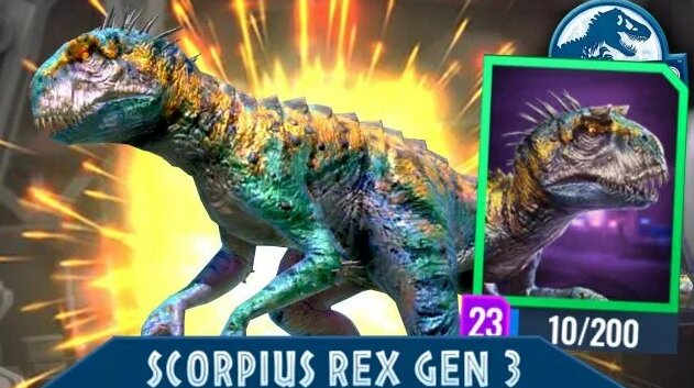 Scorpios REX GEN 3 IN Alive!?! - Jurassic World Alive - Смотреть онлайн ...