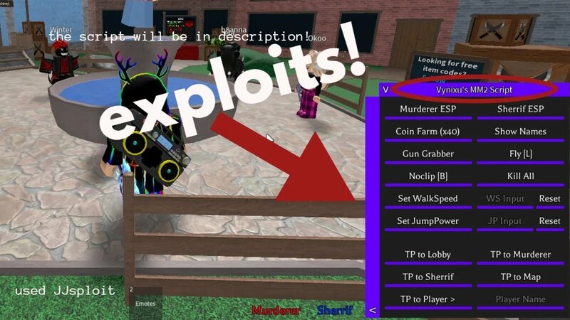 2022 How to hack on murder mystery 2!(Vynixu'S Script) JJsploit Lua ...