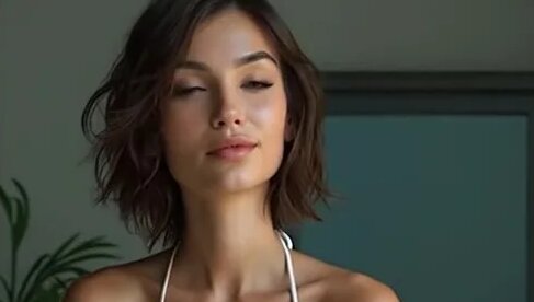 AI Girls - Белое бикини модель красота бикини - Yandex Video aramada ...